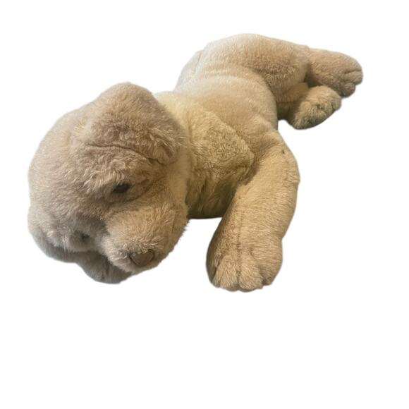 Toys | Vgucvintage16 Anna Club Plush Dog Brown White Realistic | Poshmark